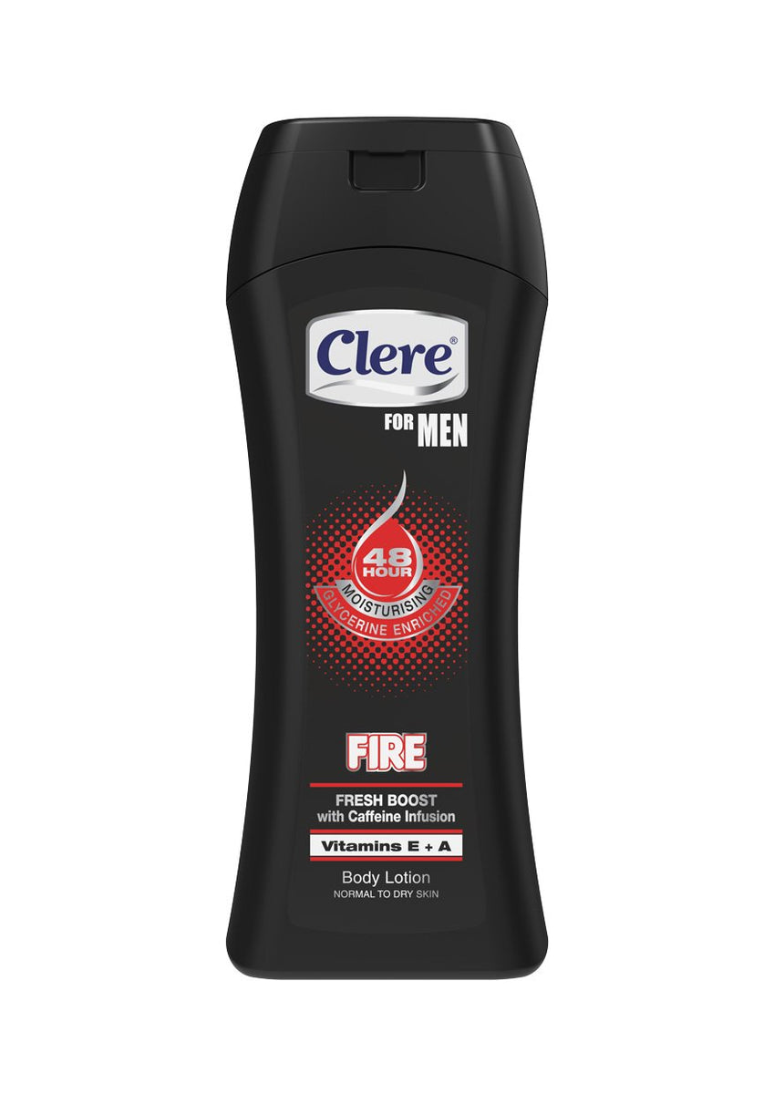 Clere For Men Body Lotion - FIRE - 400ml – Dot Mall Store