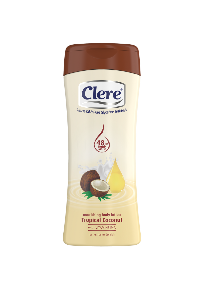 Clere Hand & Body Lotion - Tropical Coconut - 400ml – Dot Mall Store